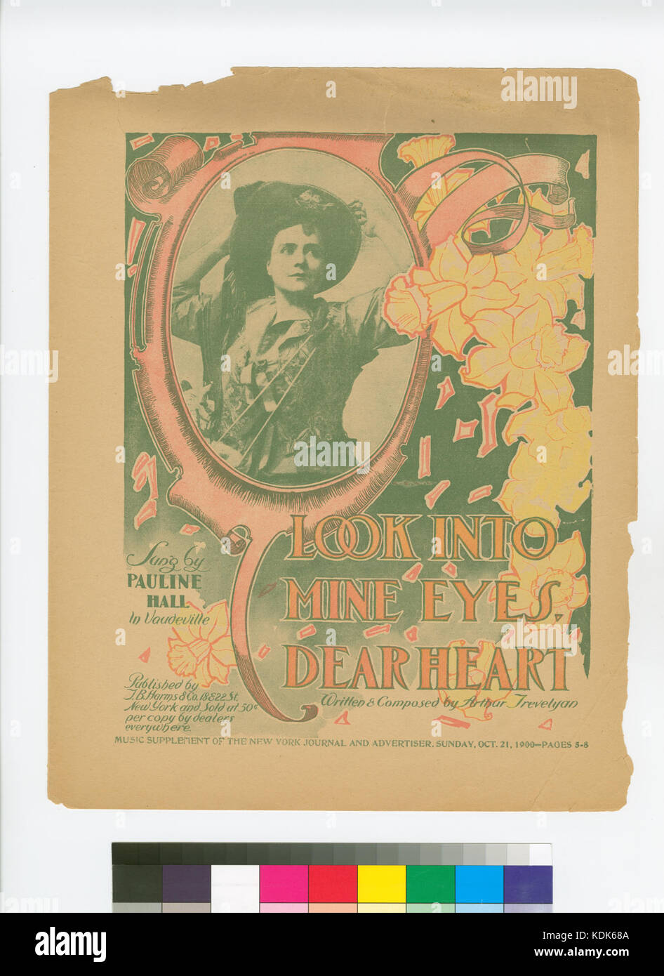 Look into my eyes, dear heart (NYPL Hades 609137 1257033 Stock Photo ...