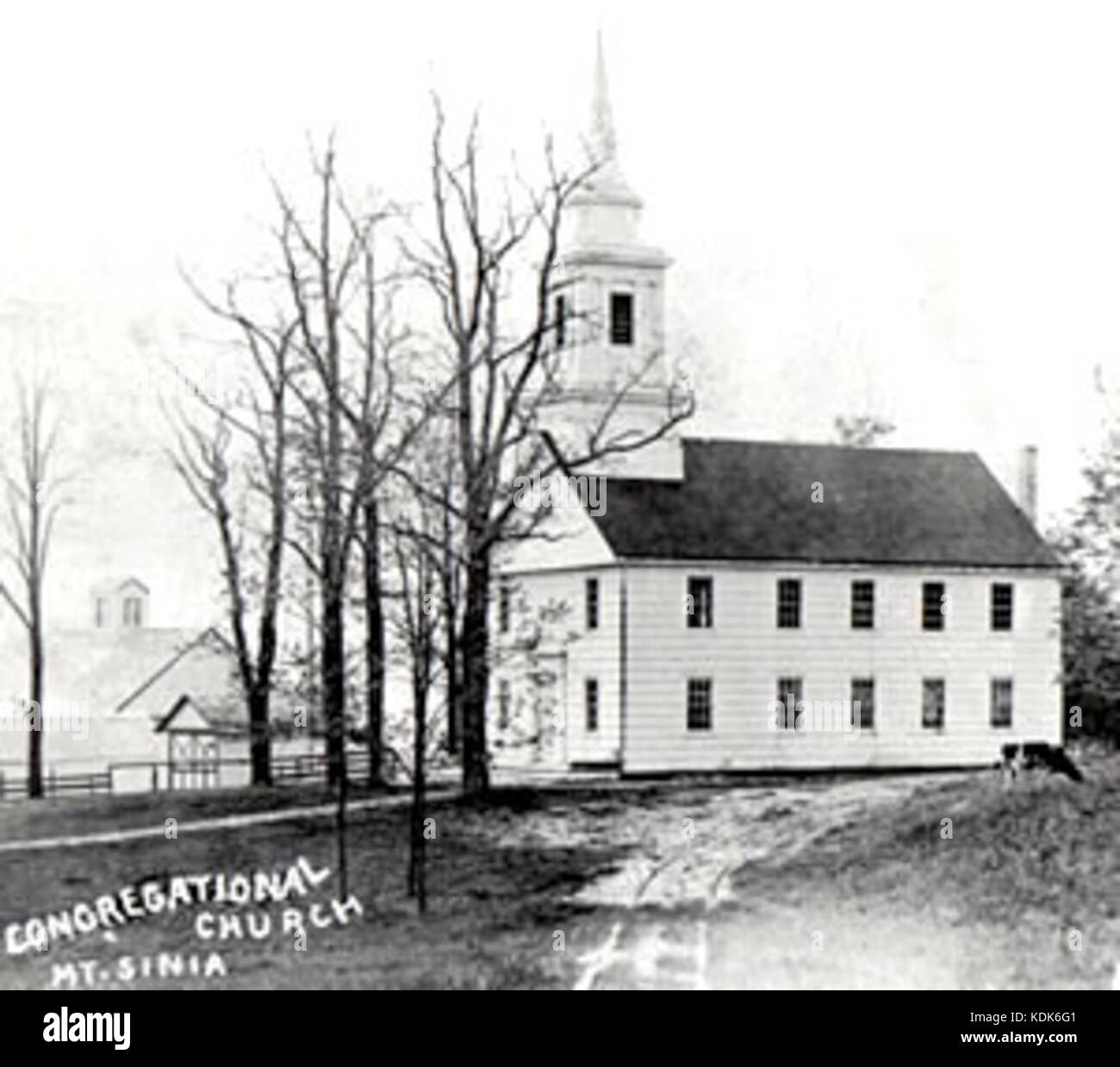 Historic photo of Mount Sinai Congregational Church Stock Photo - Alamy