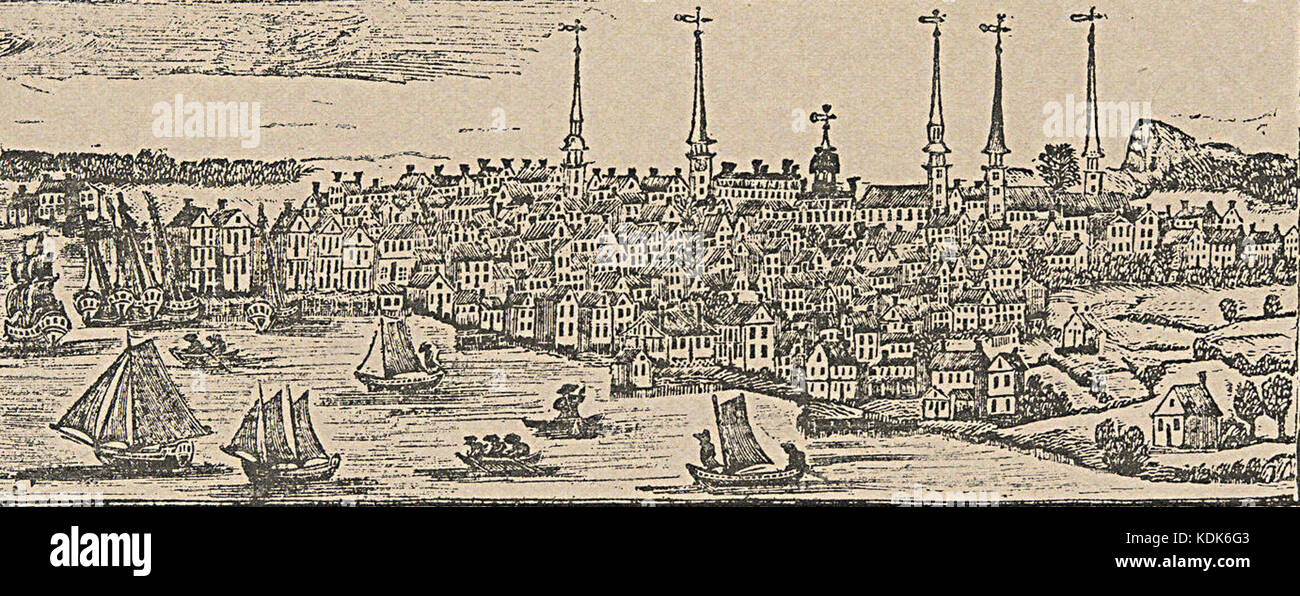 New Haven 1786 Stock Photo - Alamy