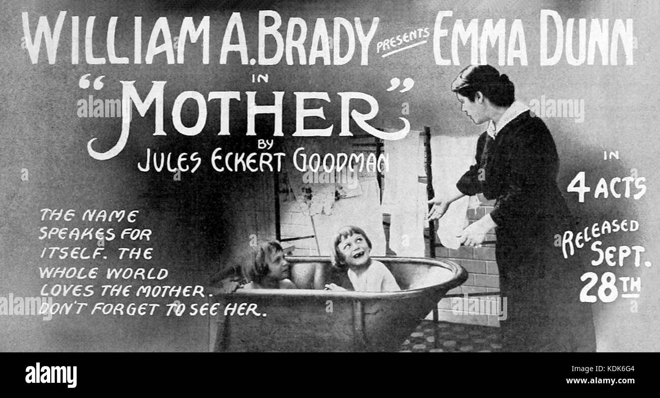 Vintage advertisements mother Black and White Stock Photos & Images - Alamy