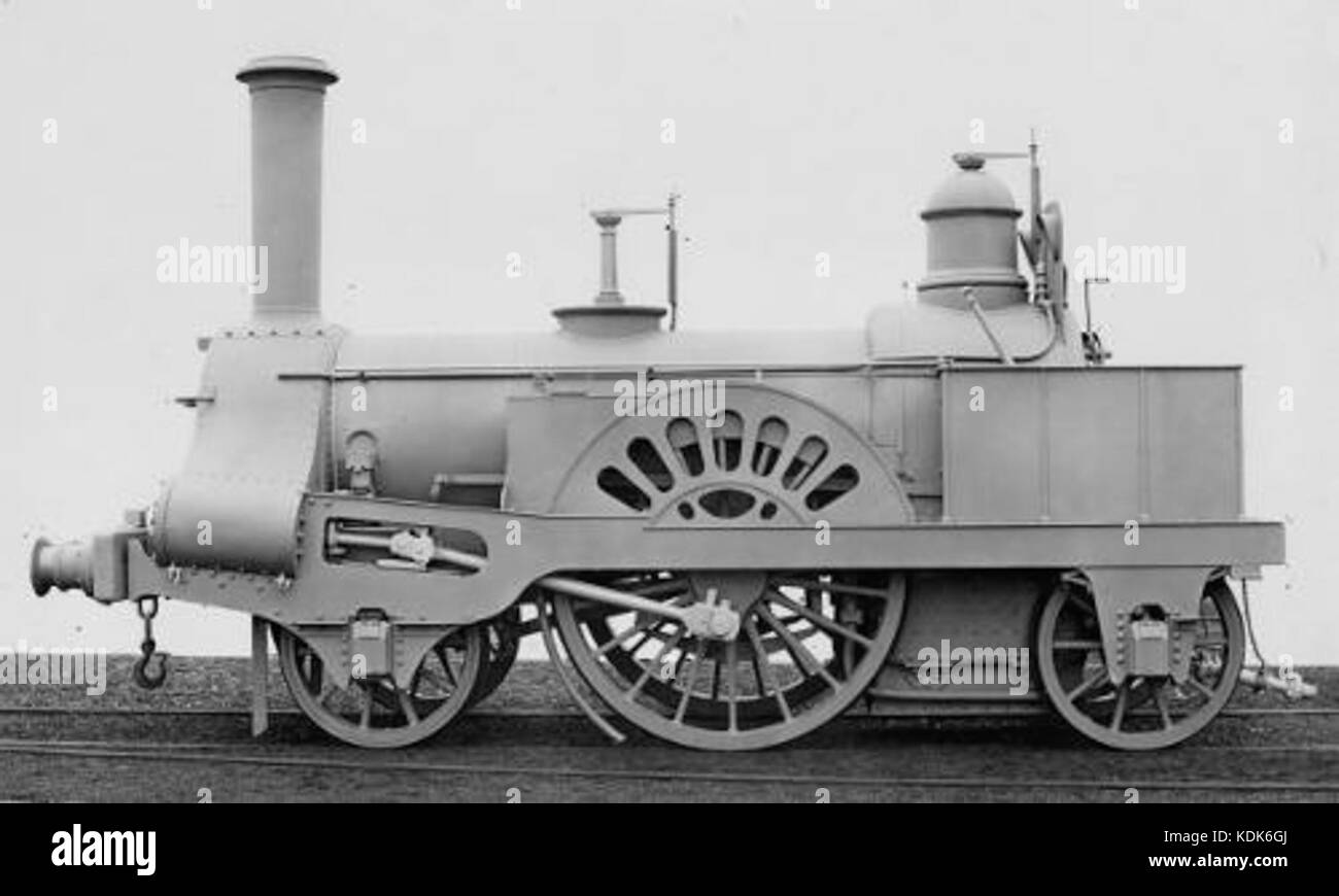 LNWR 6ft 2 2 2 engine Stock Photo - Alamy
