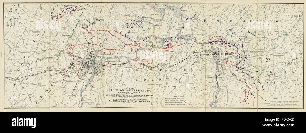 Petersburg map hi-res stock photography and images - Alamy