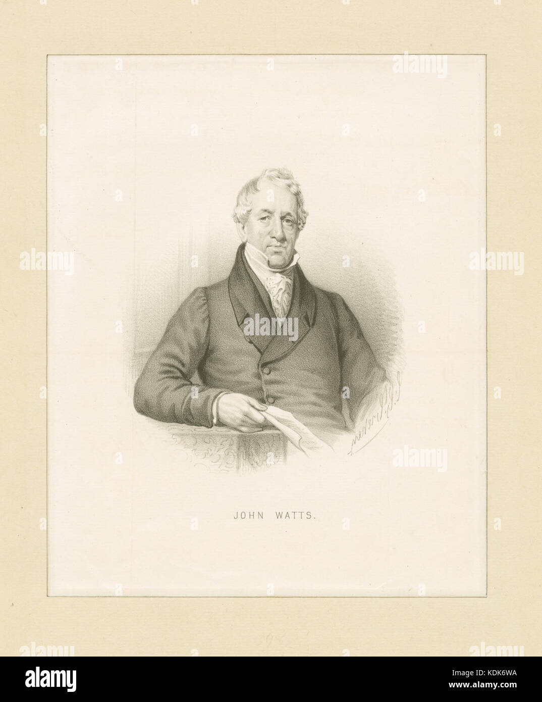 John Watts (NYPL b13512822 420940 Stock Photo - Alamy