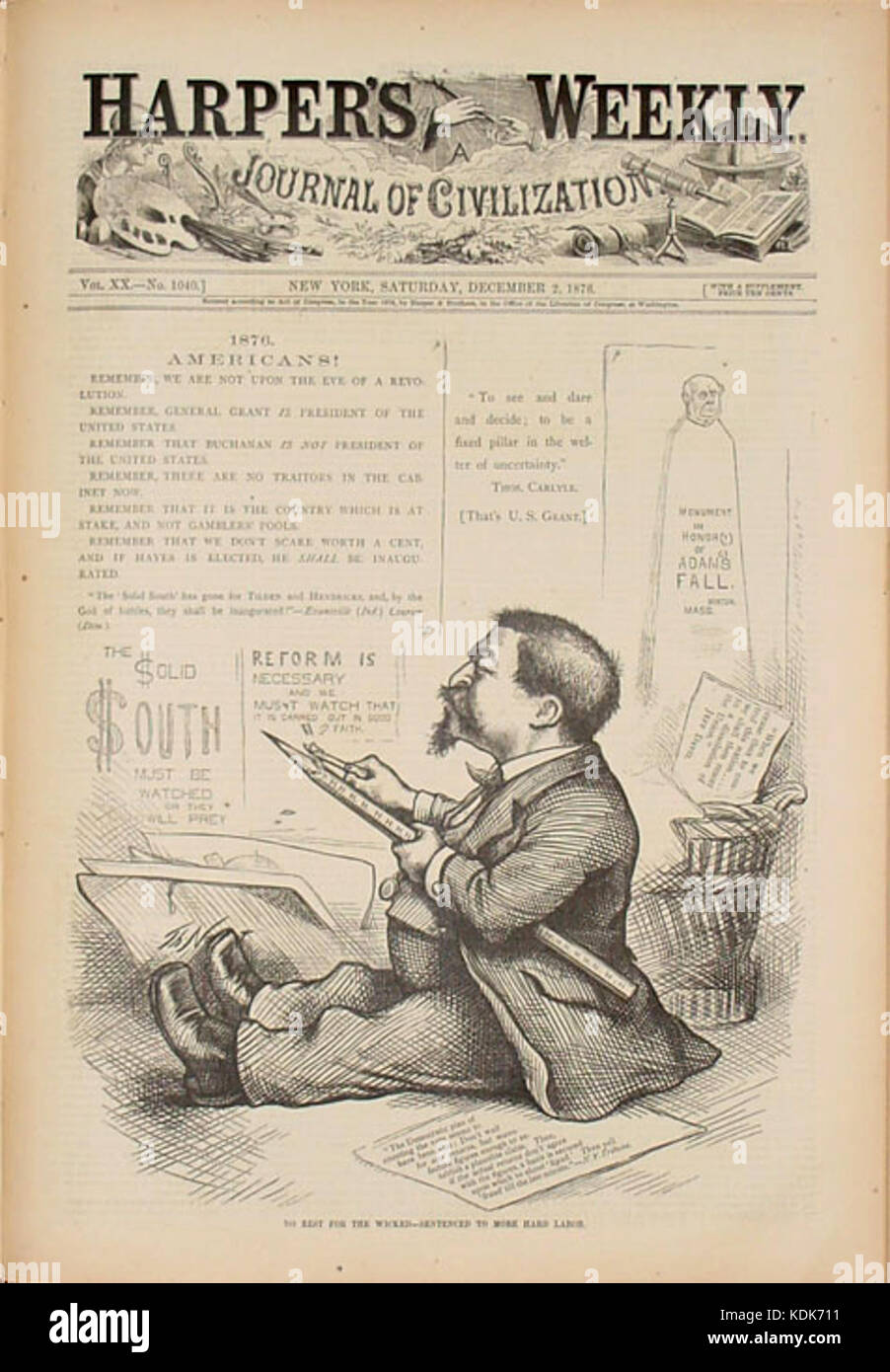 Artist of harpers weekly hi-res stock photography and images - Alamy