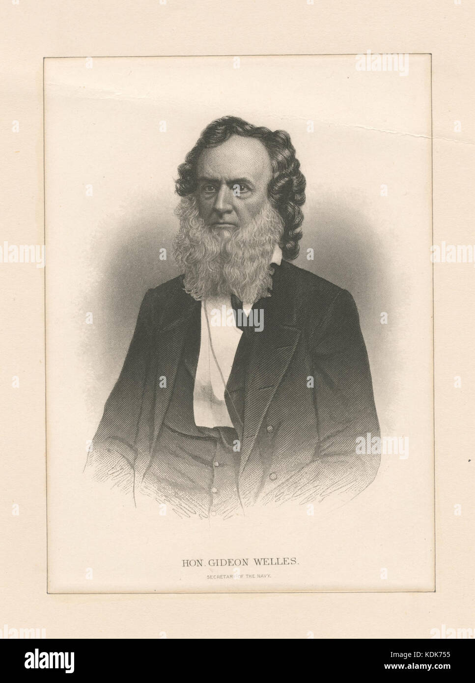 Hon. Gideon Welles Secretary of the Navy (NYPL b13476047 EM11698 Stock ...