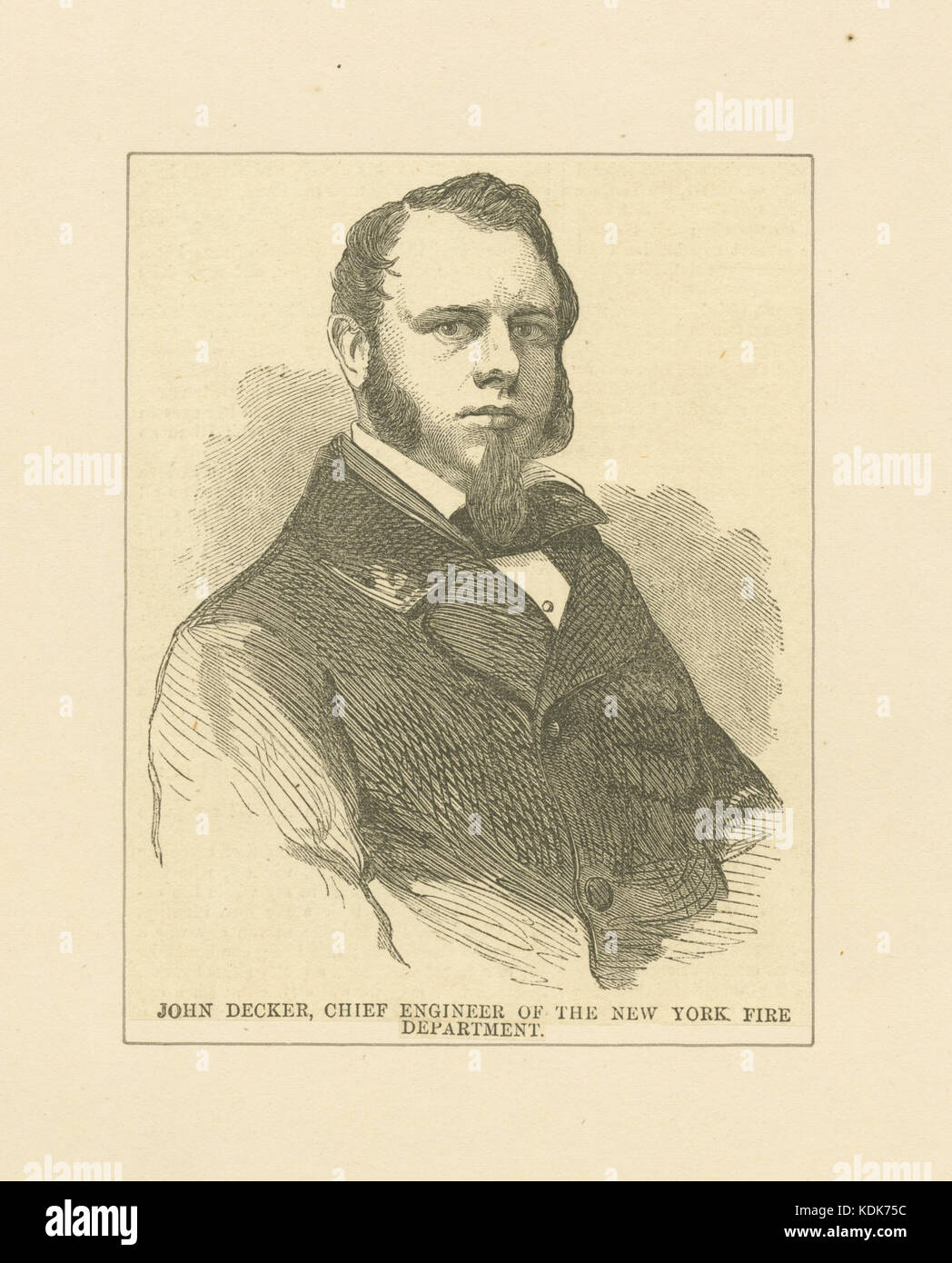 John Decker, chief engineer of the New York Fire Department (NYPL ...