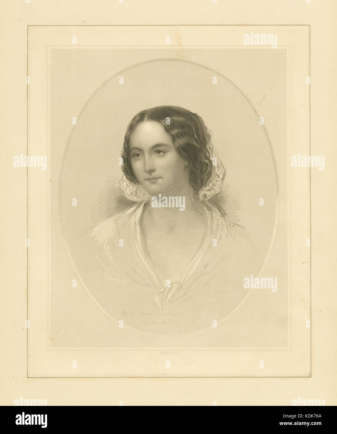 Mrs. P. Van Rensselaer (NYPL b13476047 423308 Stock Photo - Alamy