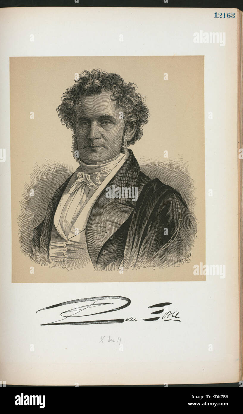 A historical portrait of Peter Force, an American historian, publisher ...