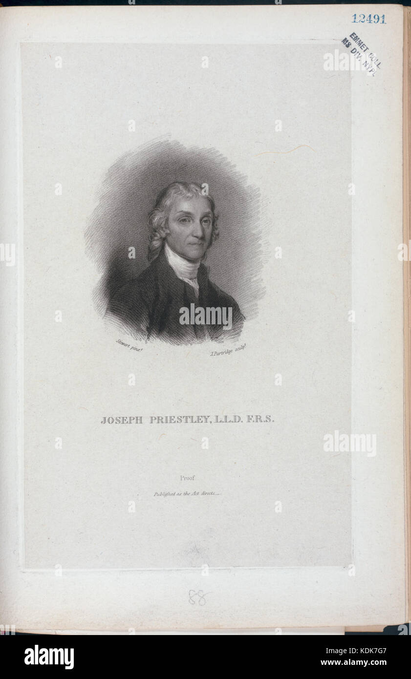 This image features Joseph Priestley, a prominent chemist and ...