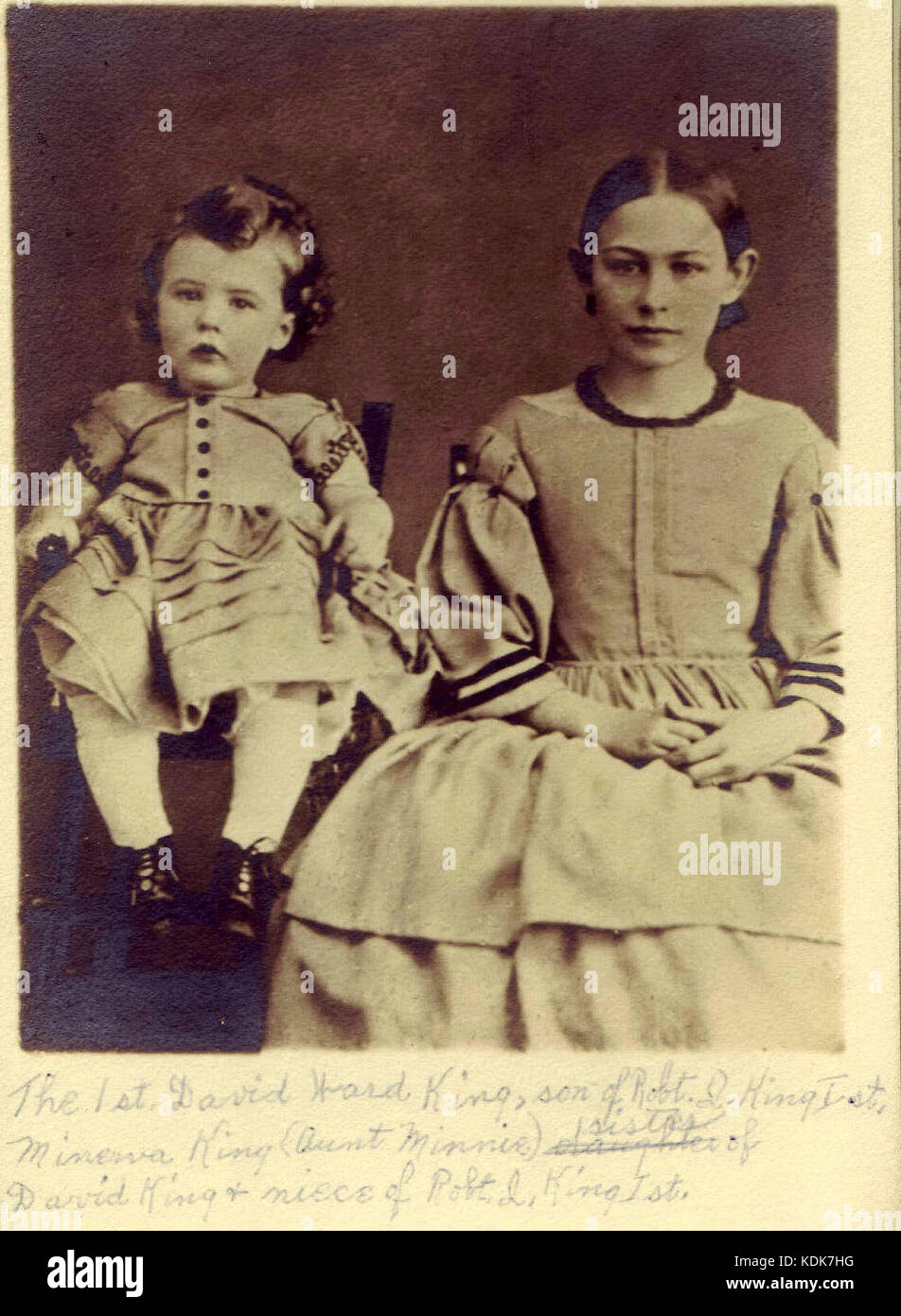 King, David W. (child), Minnie King En2 8 13 08 Trim Stock Photo - Alamy