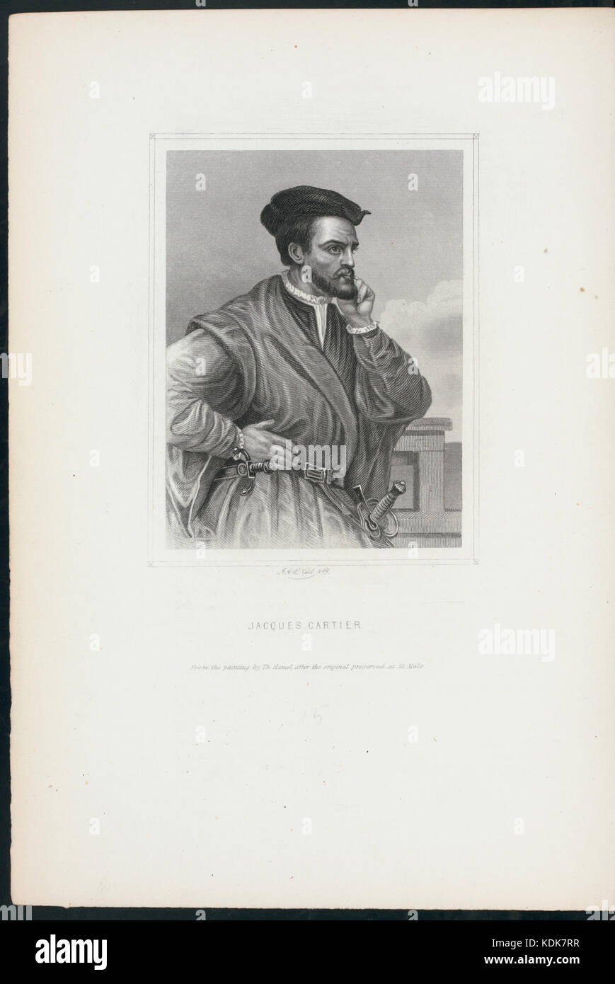 Jacques cartier explorer french hi-res stock photography and images - Alamy