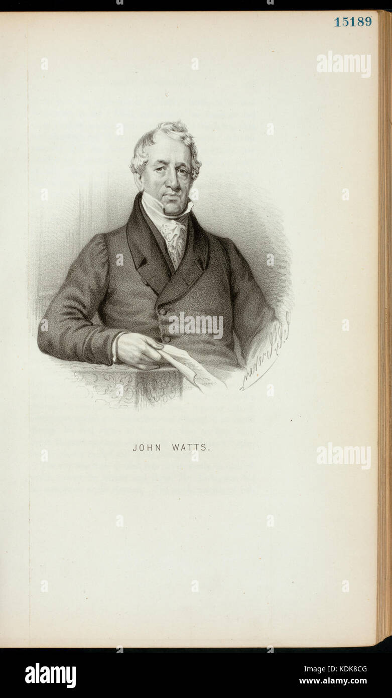 John Watts (NYPL Hades 257215 EM15189 Stock Photo - Alamy