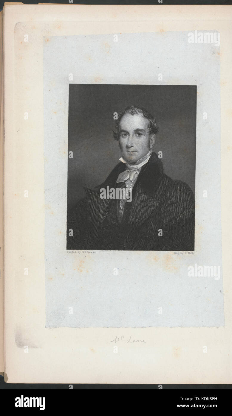 Louis McLane (NYPL Hades 257417 EM15354 Stock Photo - Alamy