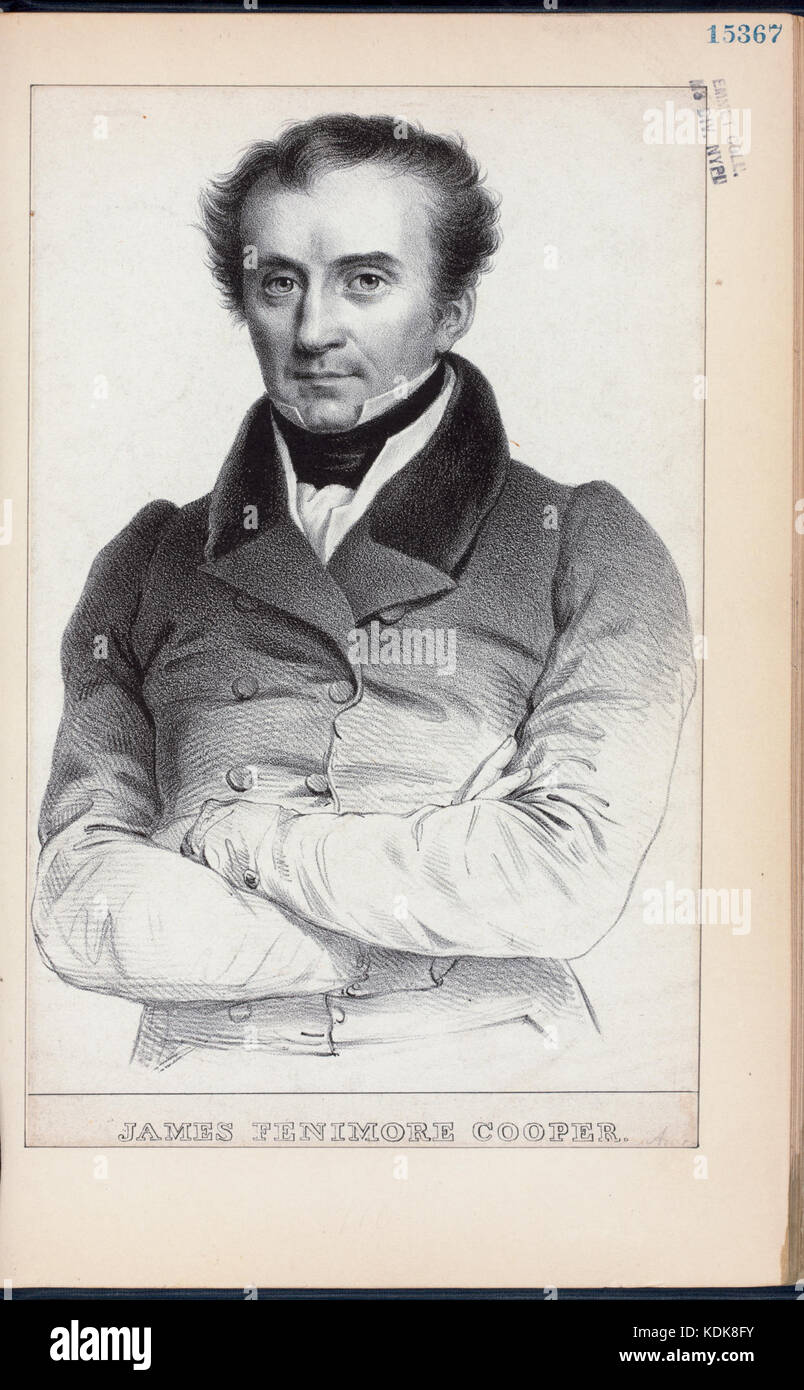 James Fenimore Cooper (NYPL Hades 257428 EM15367 Stock Photo - Alamy