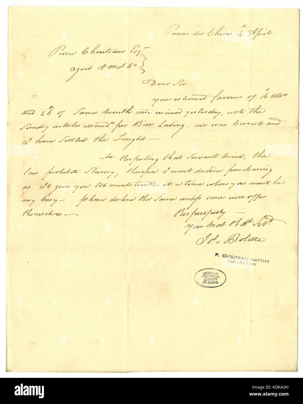 Pierre chouteau hi-res stock photography and images - Alamy