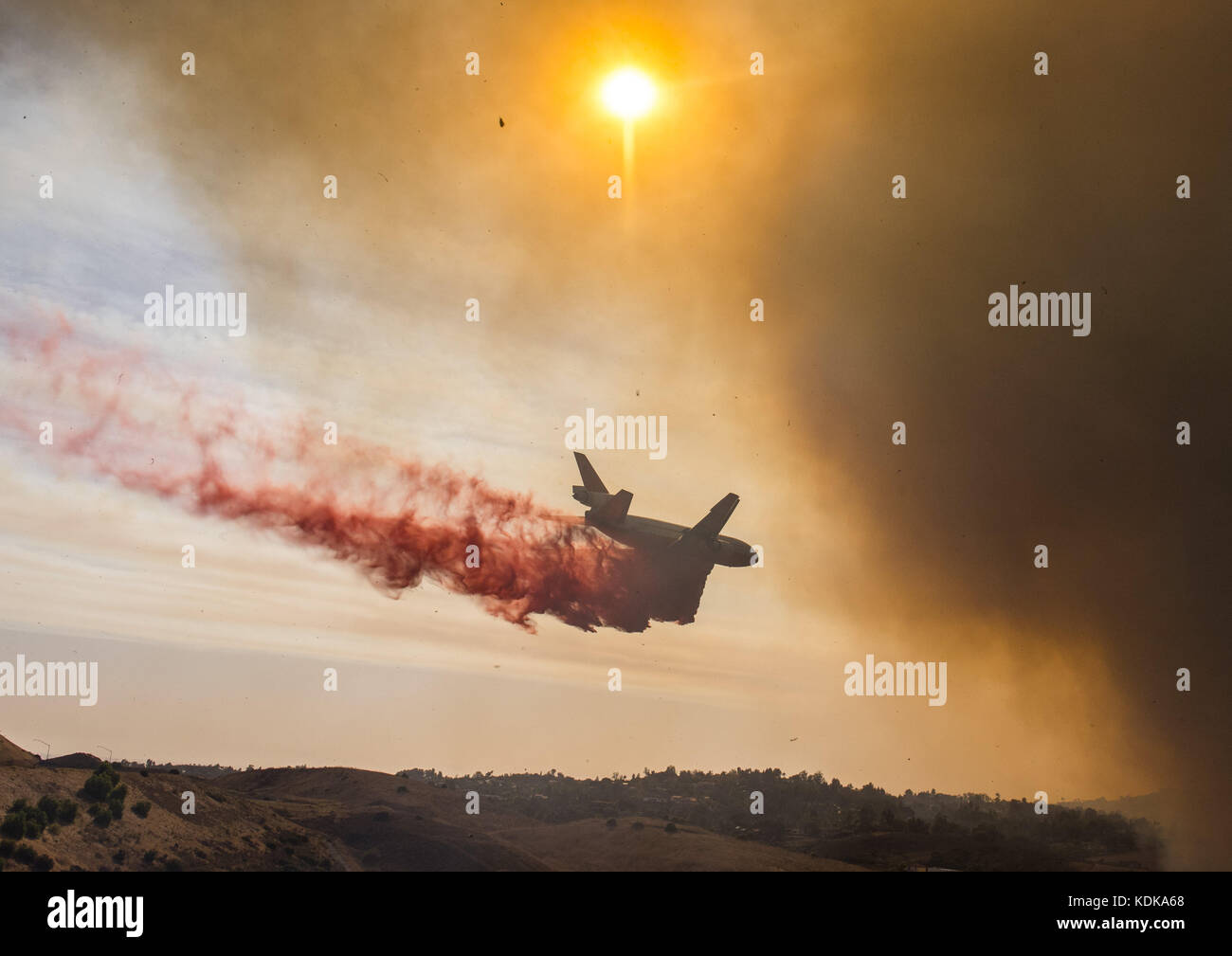 Anahiem Hills, CA, USA. 9th Oct, 2017. The DC-10 VLAT, or Very Large ...