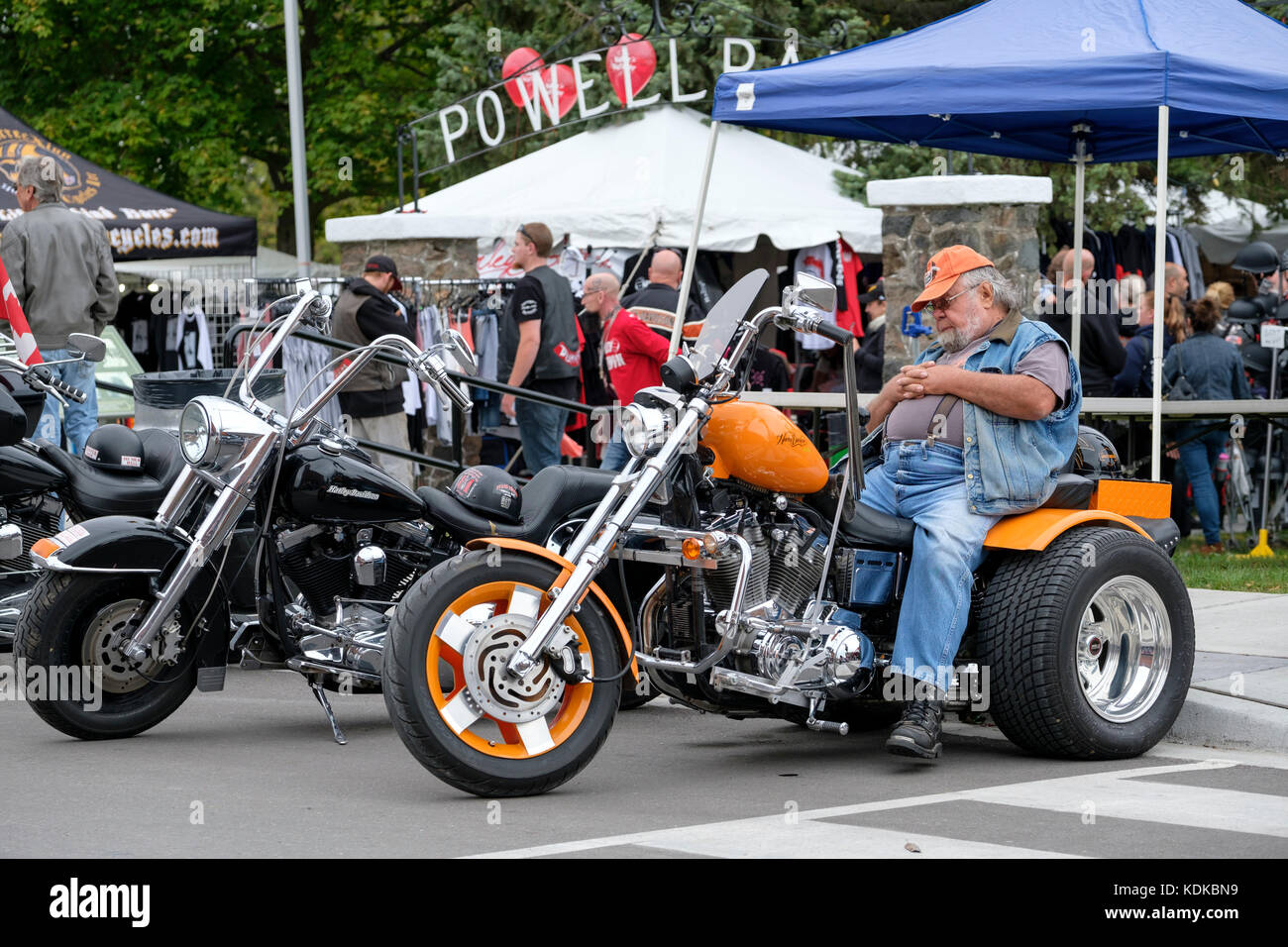Harley davidson trike hi-res stock photography and images - Alamy