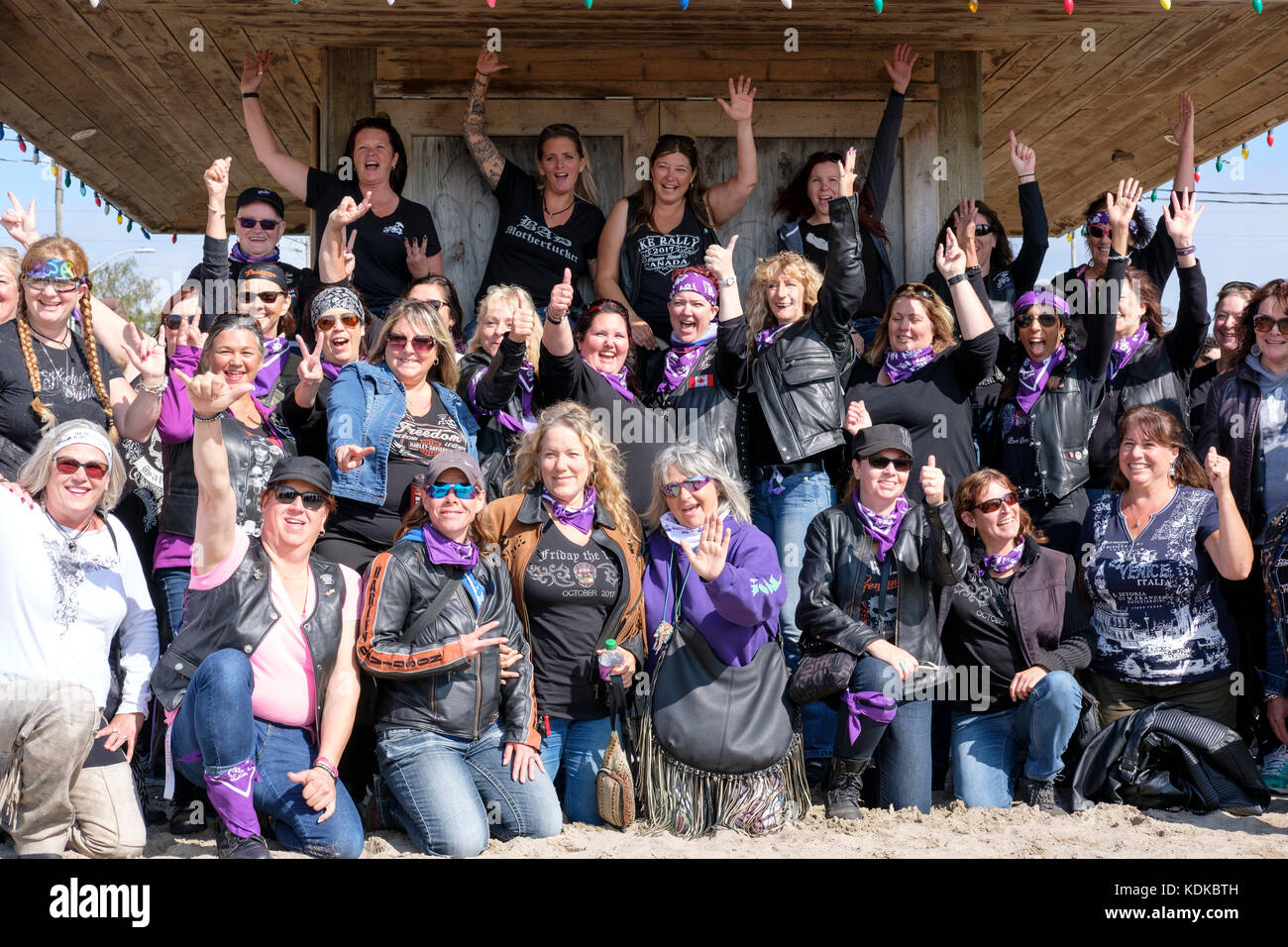 Women motorcycle rally hi-res stock photography and images - Alamy