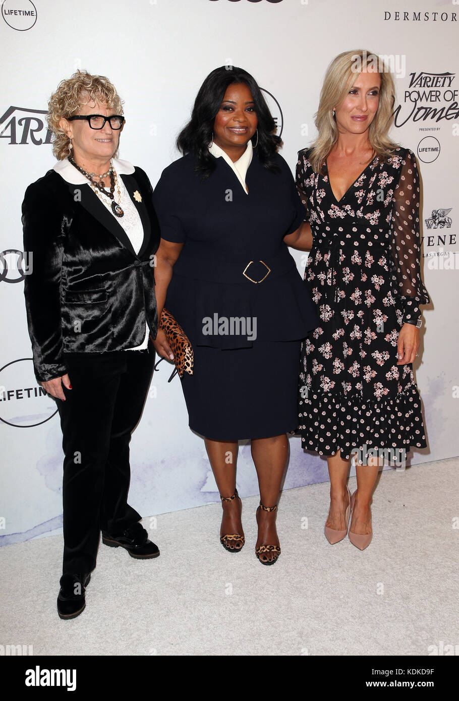 Beverly Hills, Ca. 13th Oct, 2017. Claudia Eller, Octavia Spencer ...