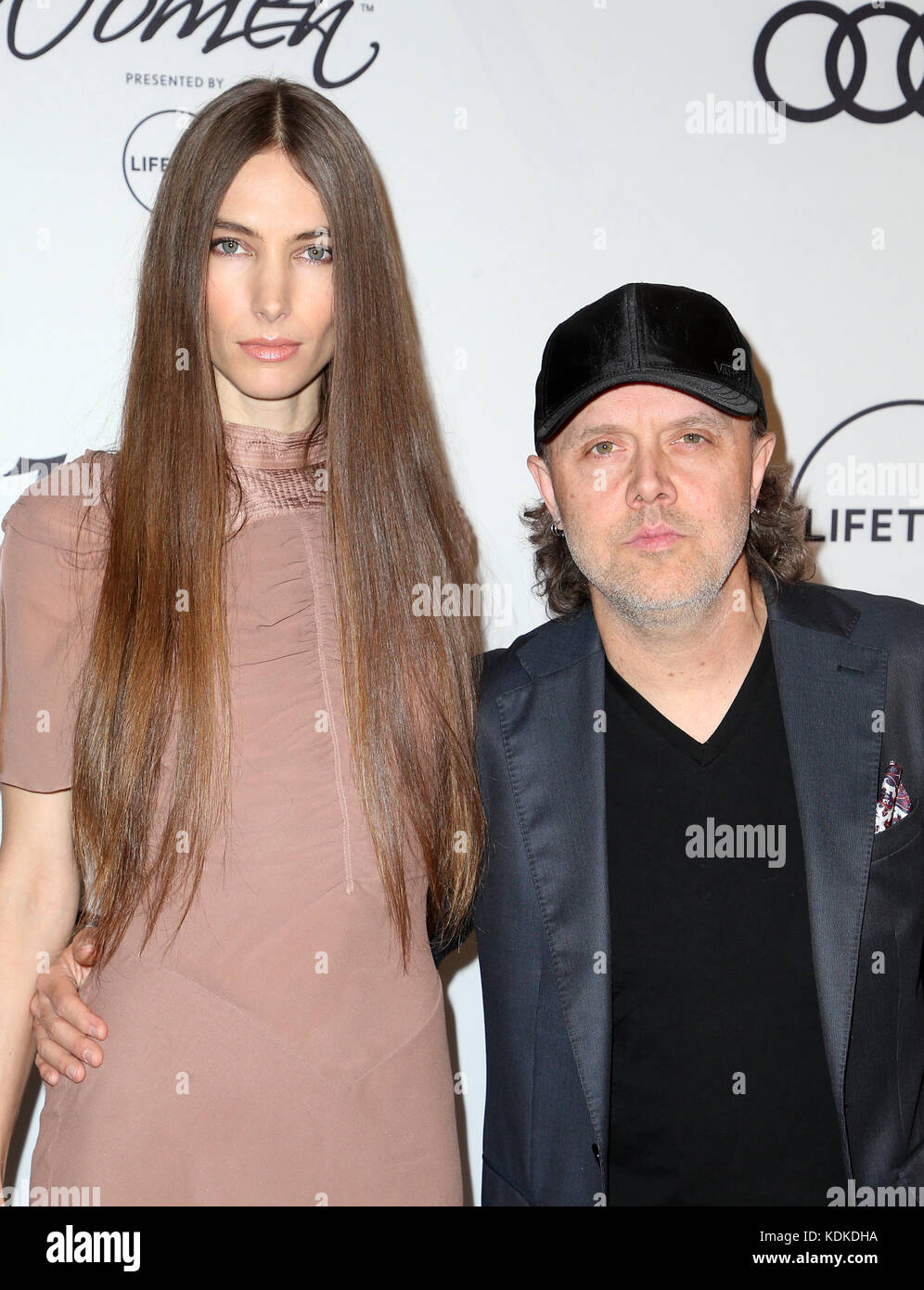 Beverly Hills, Ca. 13th Oct, 2017. Jessica Miller, Lars Ulrich, at ...