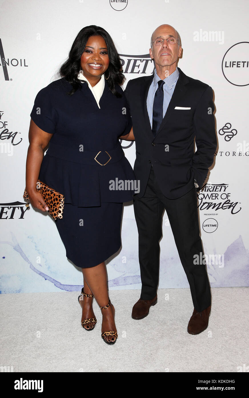 Beverly Hills, Ca. 13th Oct, 2017. Octavia Spencer, Jeffrey Katzenberg ...