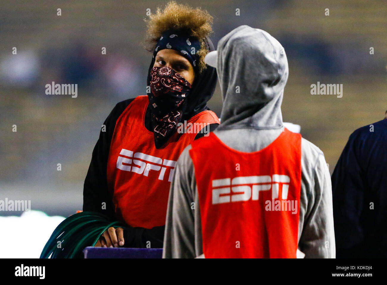 Berkeley, California, USA. 13th Oct, 2017. Television personnel wore ...