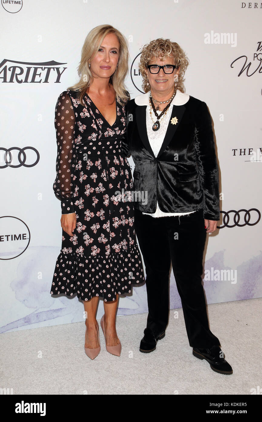 BEVERLY HILLS, CA - OCTOBER 13: Michelle Sobrino-Stearns, Claudia Eller ...