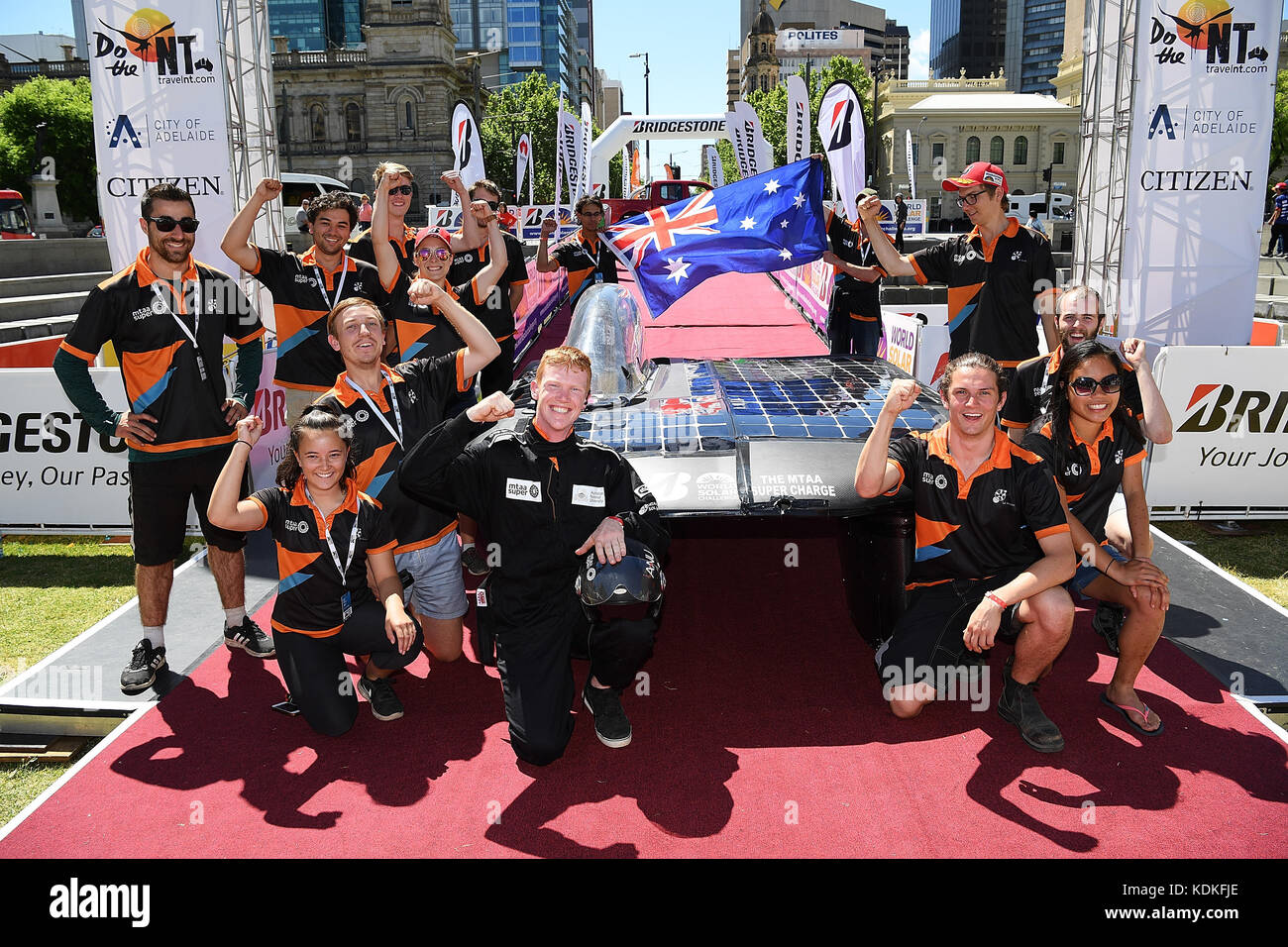 Canberra, Adelaide. 14th Oct, 2017. Team members of Australian National ...