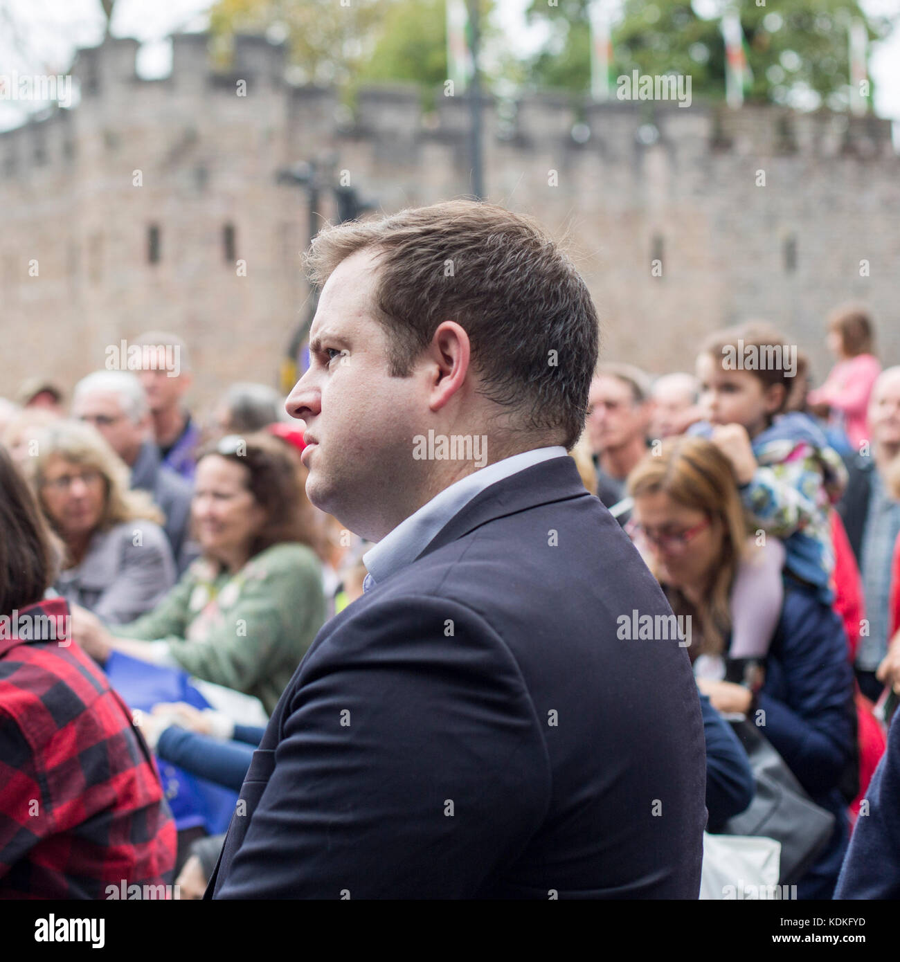 Cardiff, Wales, UK, October 14th 2017. Labour MP for Cardiff South ...