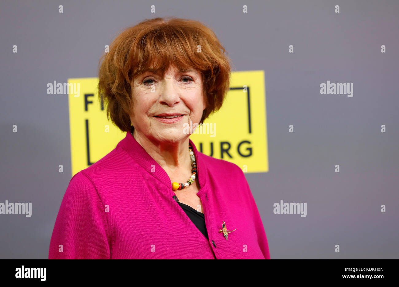 Hamburg, Germany. 13th Oct, 2017. Actress Hannelore Hoger arriving at ...