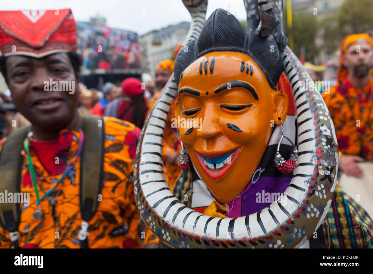 Africa in the Square, London UK. 14 October, 2107. African community ...