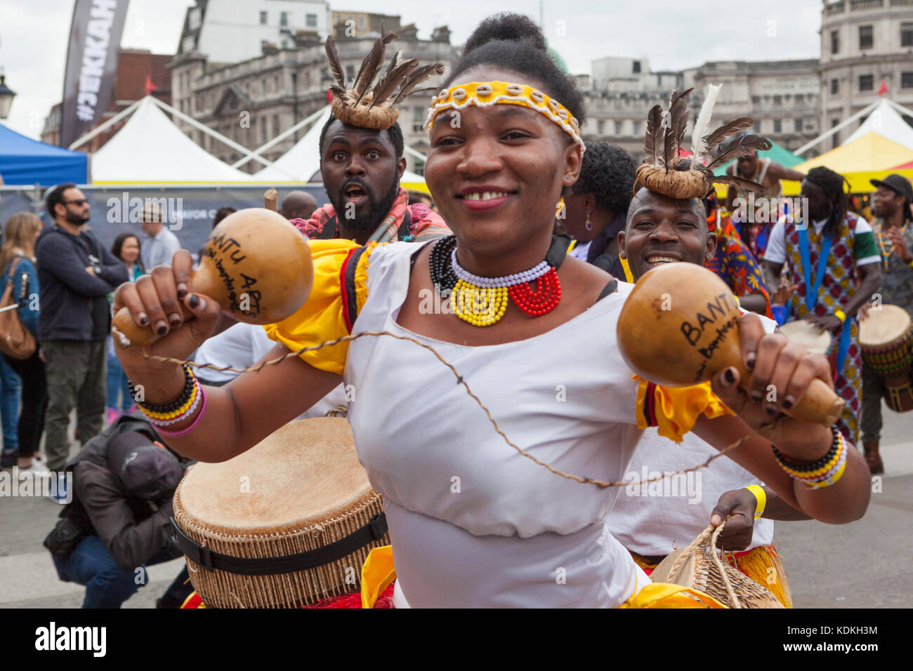 Africa in the Square, London UK. 14 October, 2107. African community ...