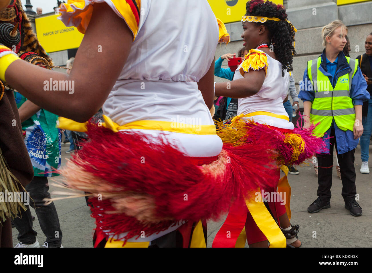 Africa in the Square, London UK. 14 October, 2107. African community ...
