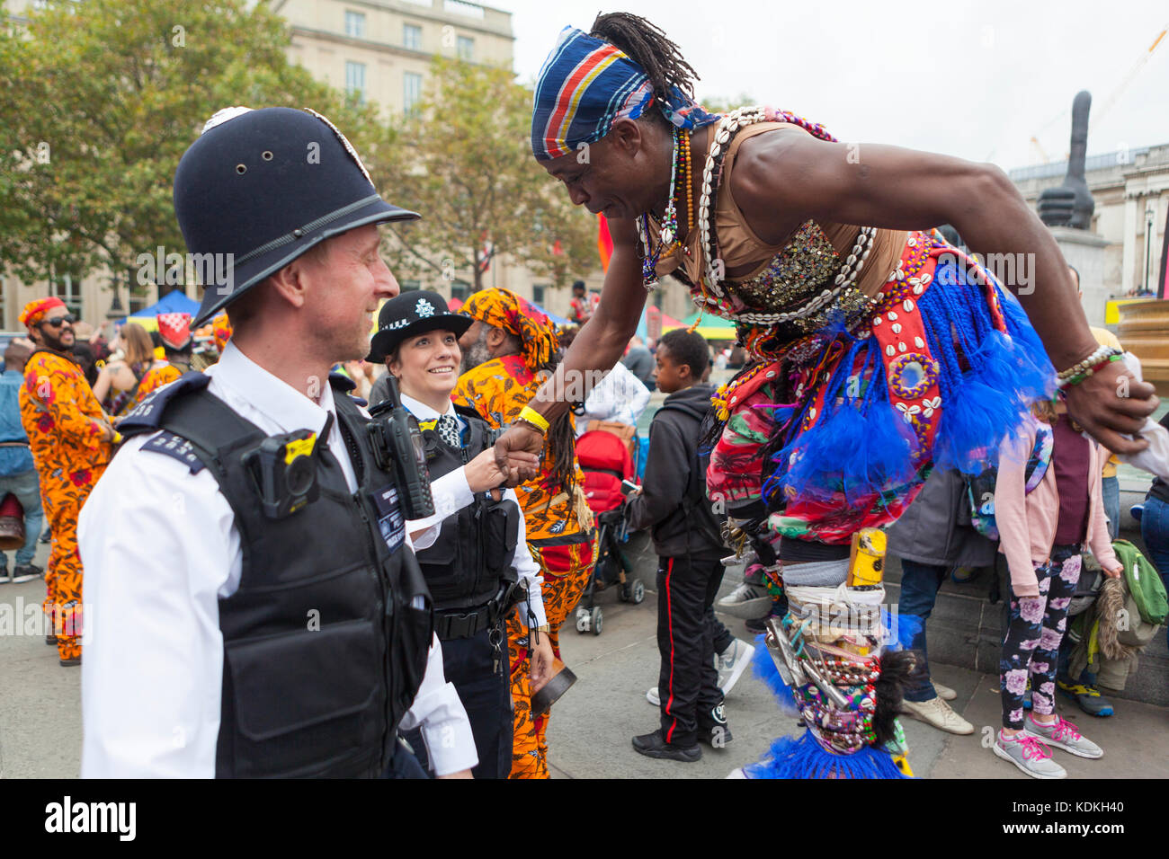 Africa in the Square, London UK. 14 October, 2107. African community ...