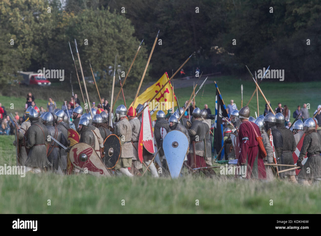 Hastings East Sussex,UK. 14th October 2017. A historical re-enactment ...
