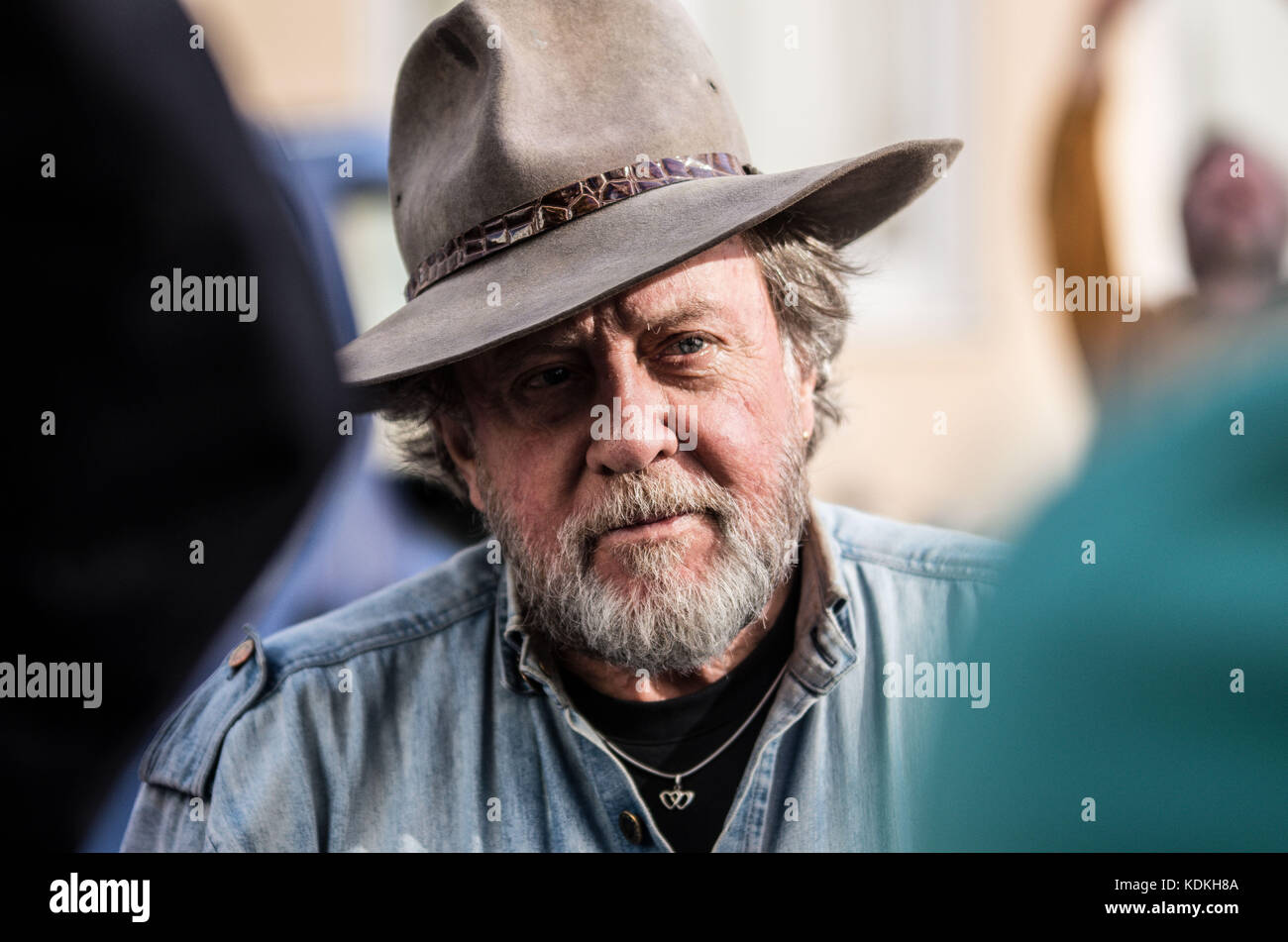 Munich, Bavaria, Germany. 14th Oct, 2017. Artist Gunter Demnig. Despite ...