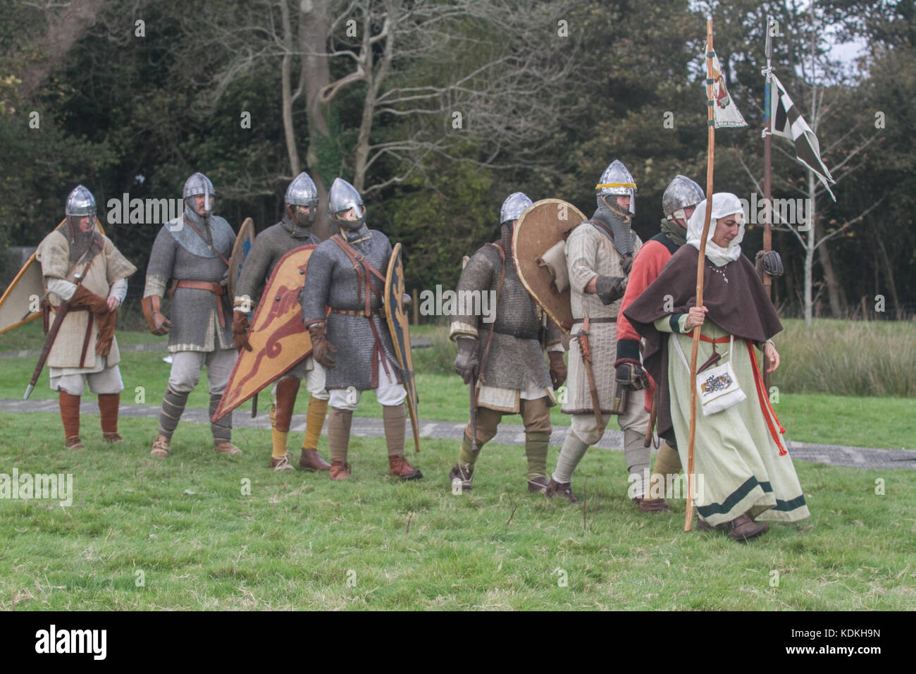 Hastings East Sussex, UK. 14th October 2017. A historical re-enactment ...
