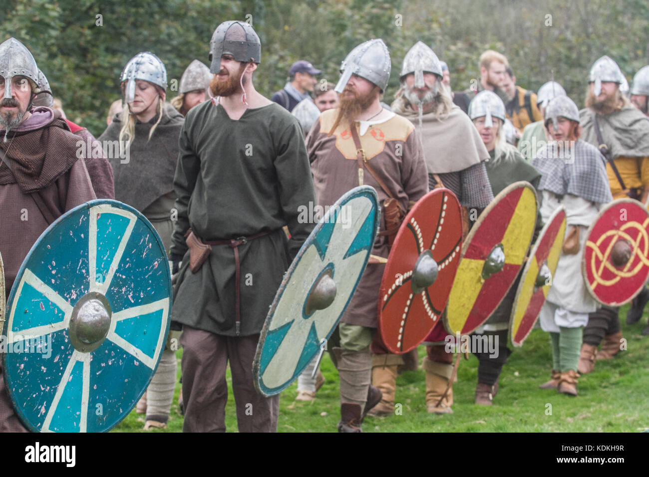 Hastings East Sussex, UK. 14th October 2017. A historical re-enactment ...