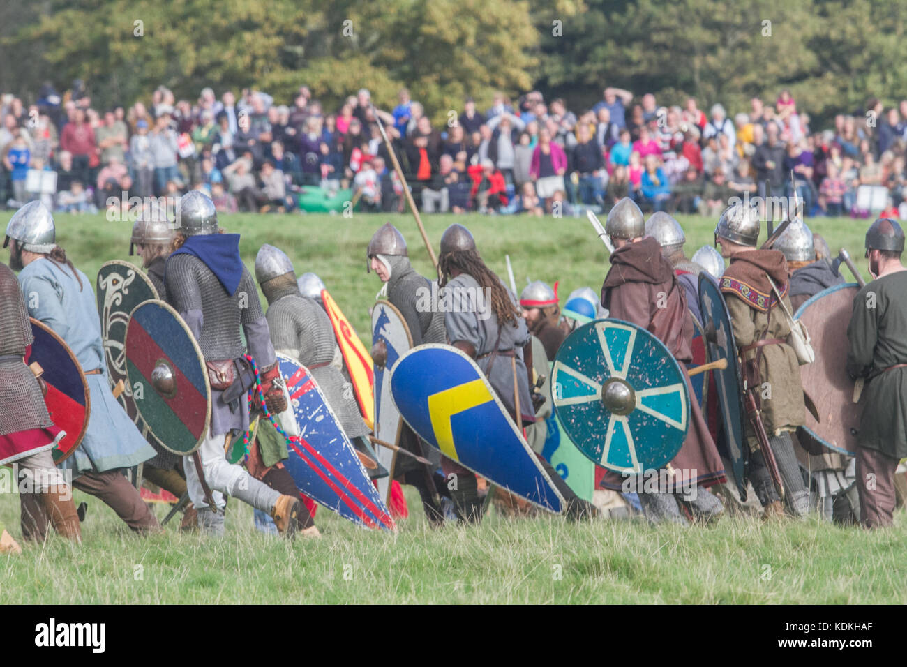 Hastings East Sussex, UK. 14th October 2017. A historical re-enactment ...