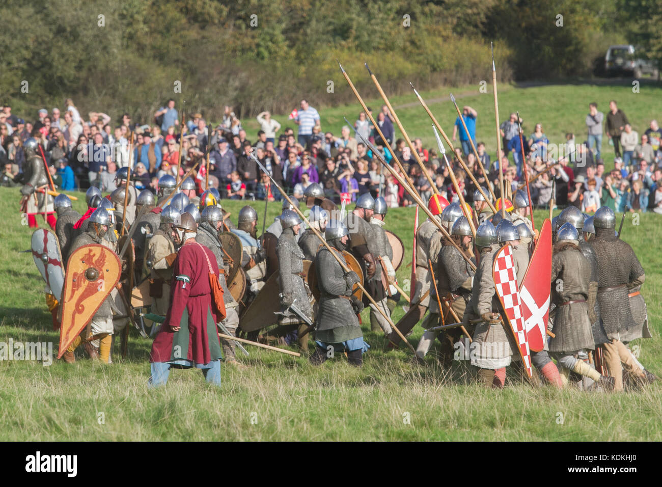 Hastings, UK. 14th October, 2017. A historical re-enactment of the ...