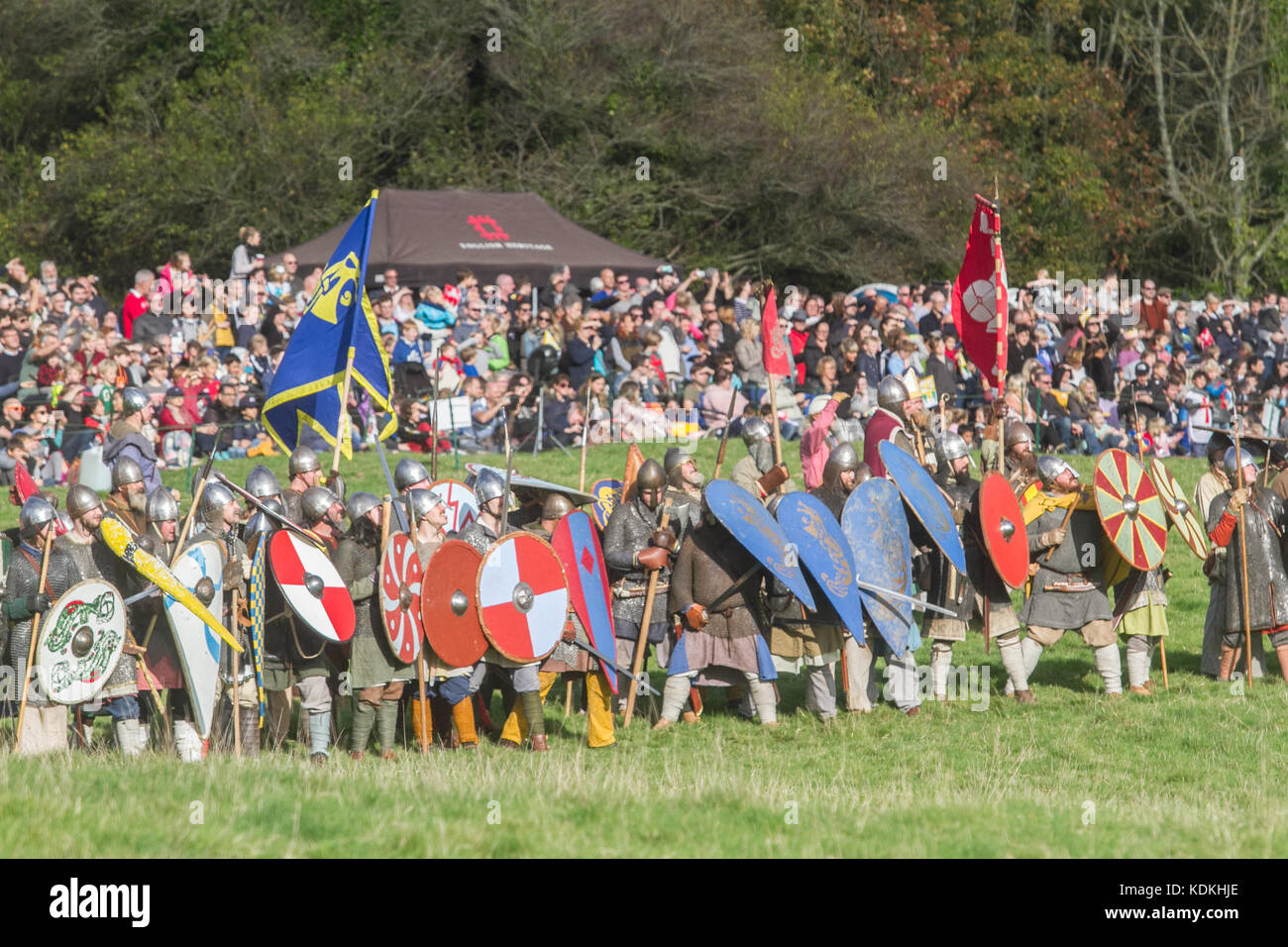 Hastings, UK. 14th October, 2017. A historical re-enactment of the ...