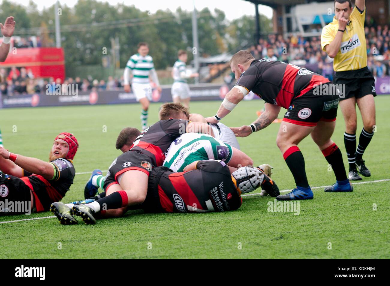 Rugby player scoring try hi-res stock photography and images - Alamy