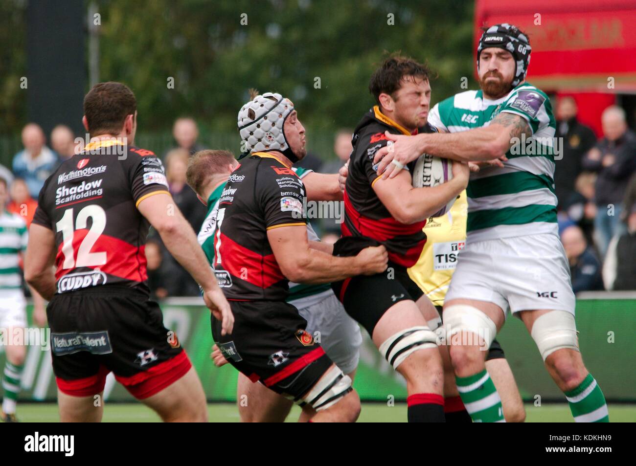 Newcastle upon Tyne, England, 14 October 2017. Gary Graham of Newcastle ...