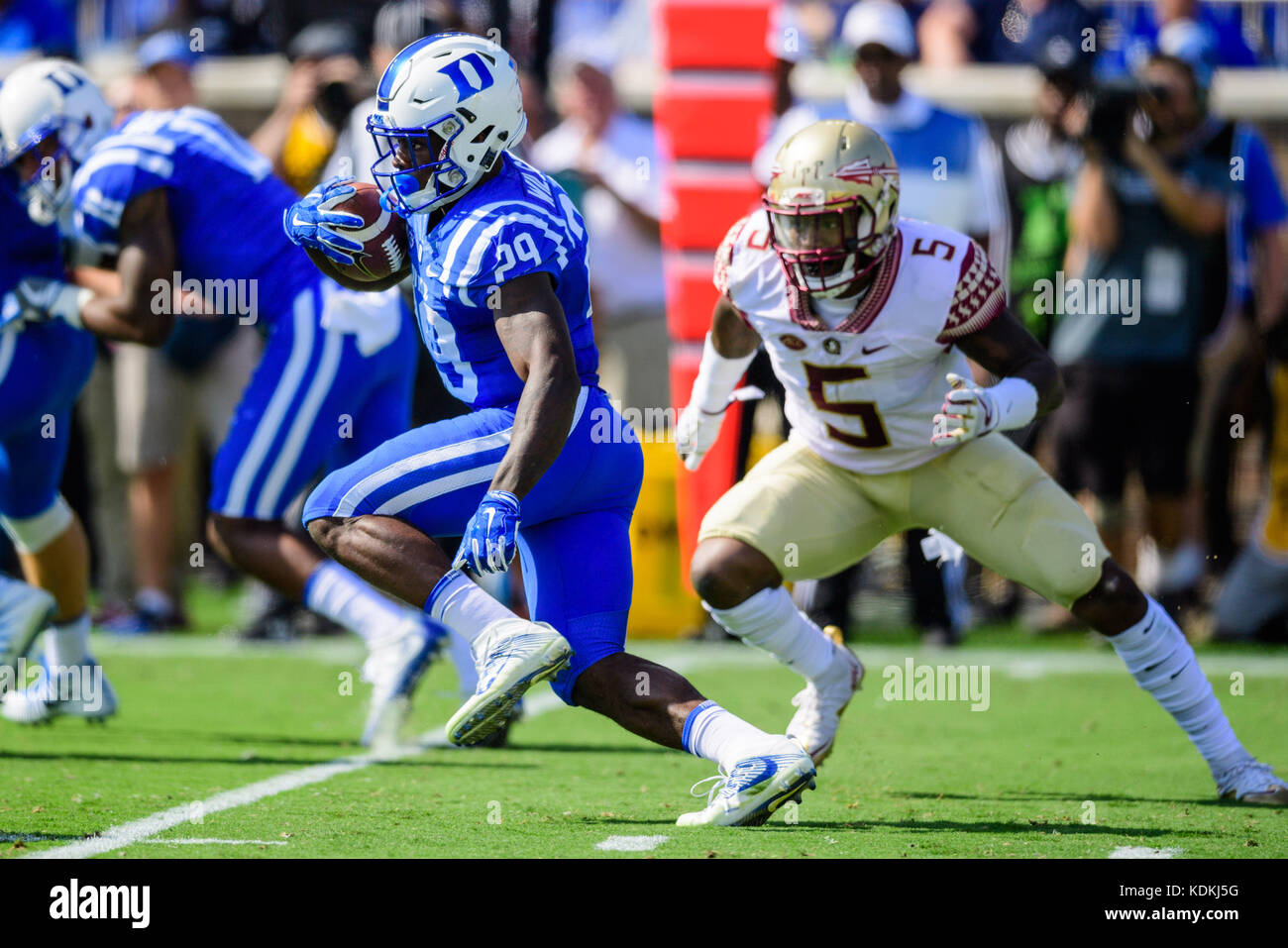 Duke running back Shaun Wilson (29) during the NCAA college football ...