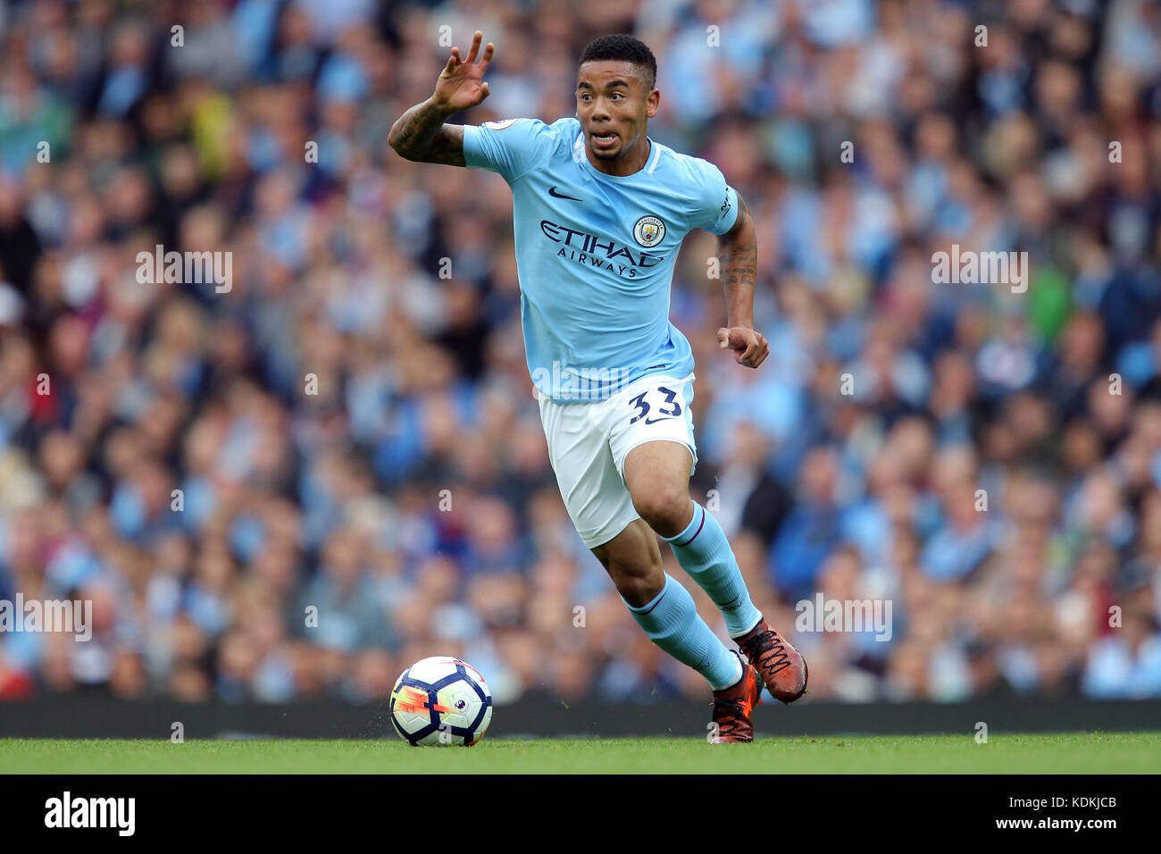 Gabriel Jesus MANCHESTER CITY FC PREMIER LEAGUE, MANCHESTER CITY V ...