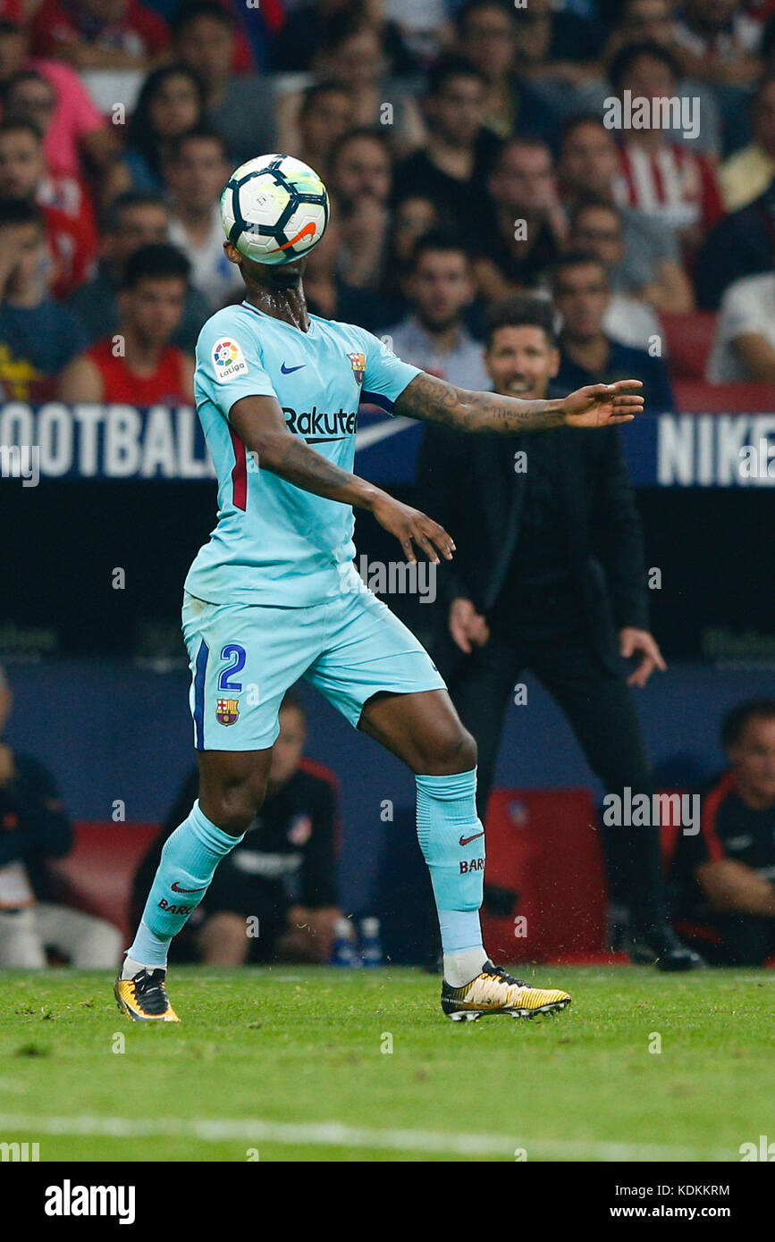 Madrid, Spain. 14th October, 2017. Nelson Cabral Semedo (2) FC ...