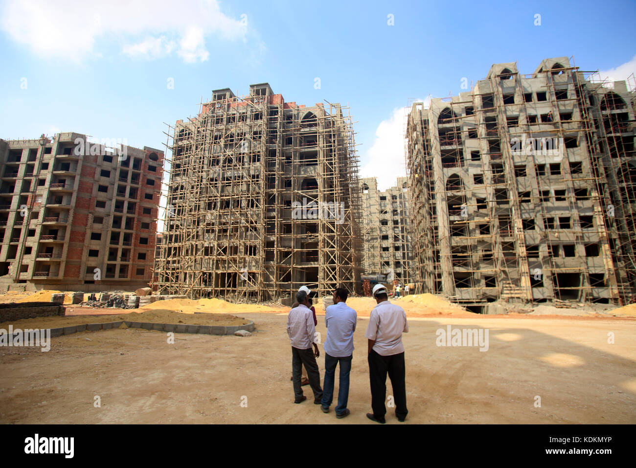 Cairo, Egypt. 14th Oct, 2017. New buildings are seen at the ...