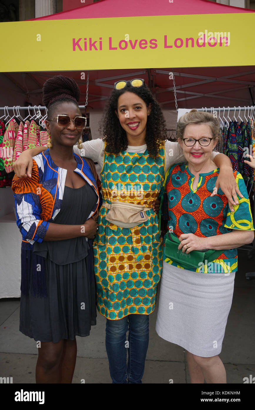 London, UK. 14th Oct, 2017. London residents participate in the Africa ...