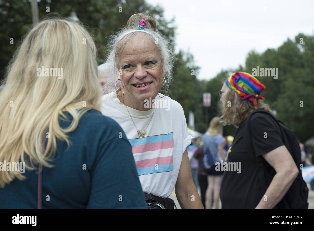 Atanta, GA, USA. 14th Oct, 2017. Transgender Pride march in midtown ...
