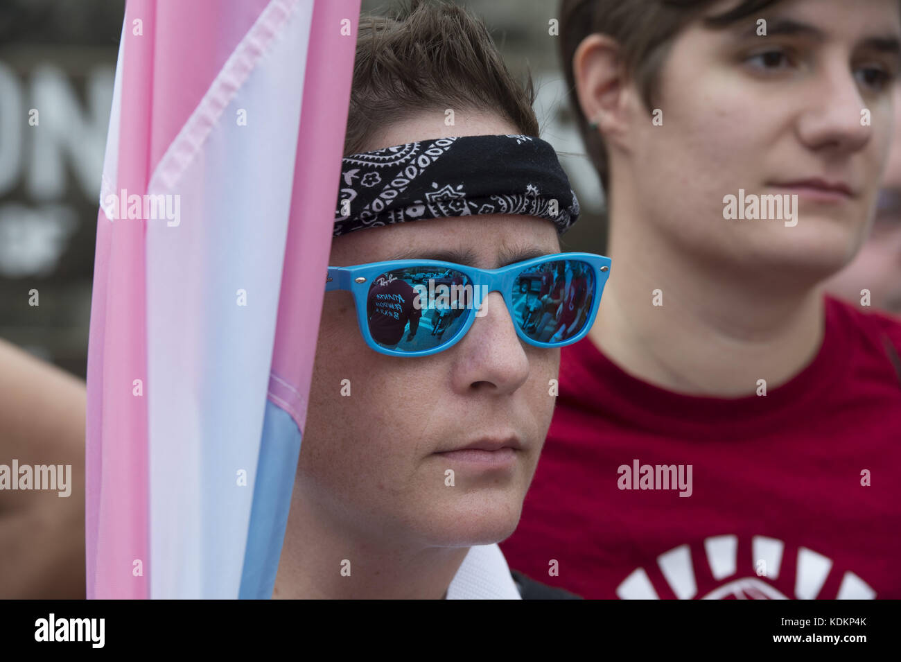 Atanta, GA, USA. 14th Oct, 2017. Transgender Pride march in midtown ...